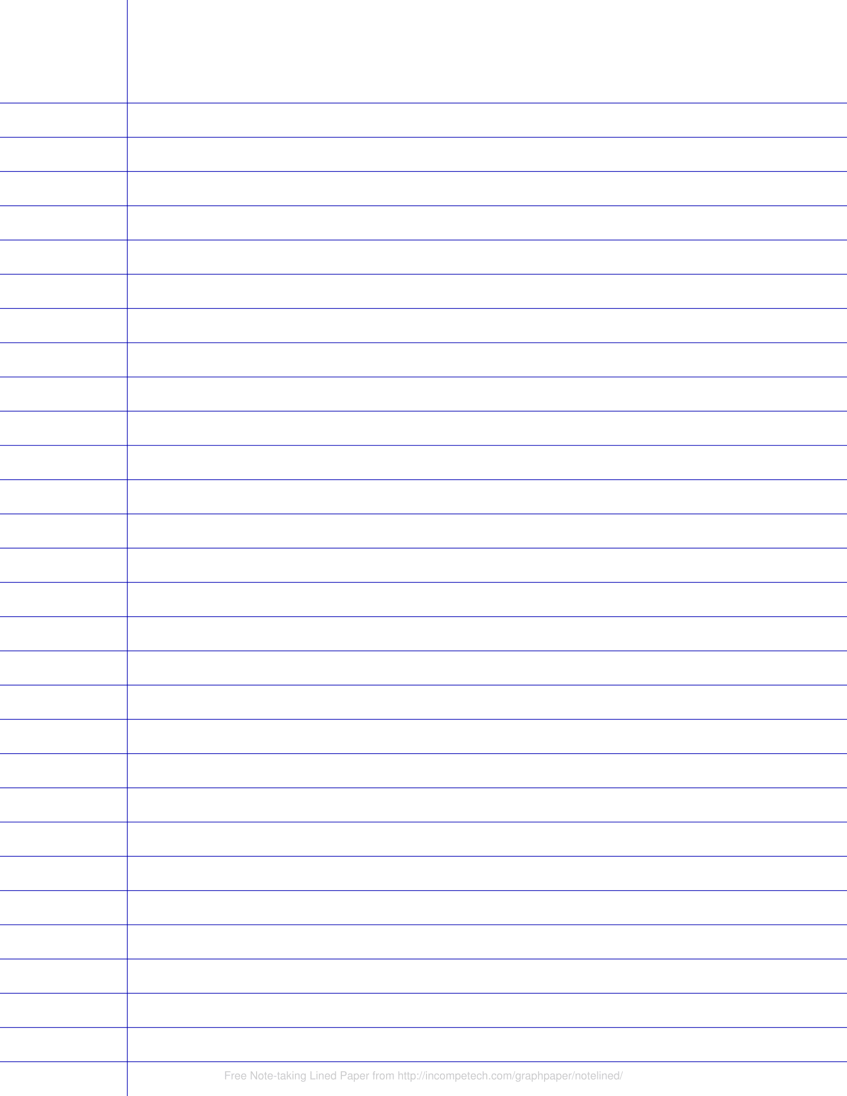 Free Online Printable Lined Paper FREE PRINTABLE TEMPLATES